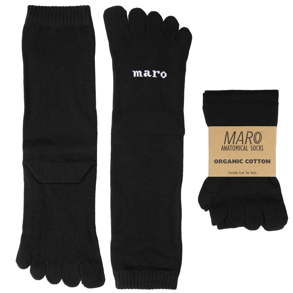 Organic Cotton Everyday Crew Toe Socks – MARO