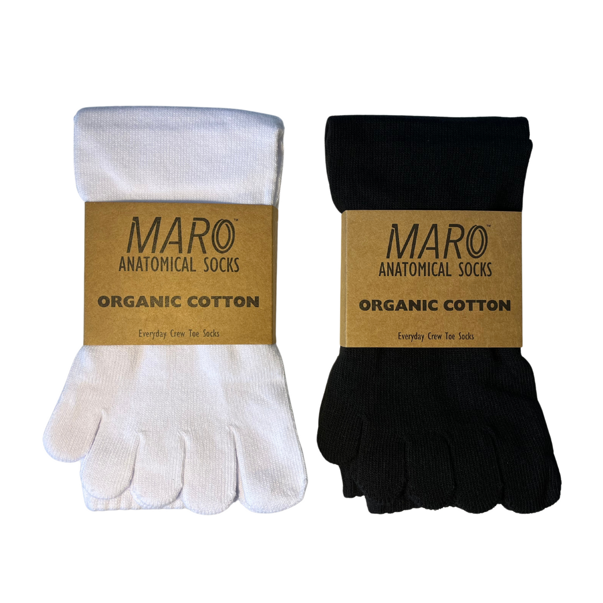 Organic Cotton Everyday Crew Toe Socks – MARO