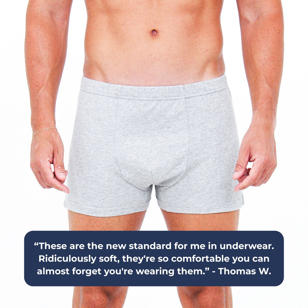 100% Plastic-Free Organic Cotton Boxers - Hybrid Fit – MARO